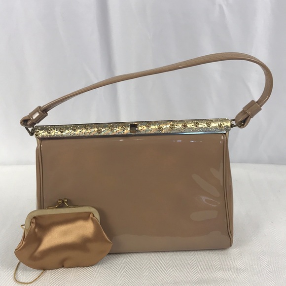 After Five | Bags | Vintage After Five Beige Handbag W Coinpurse | Poshmark
